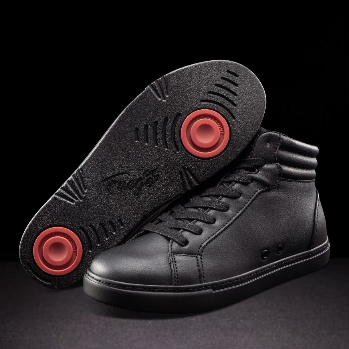 Online Only Fuego All-black | High-top Dance Sneaker – SF Dance Gear